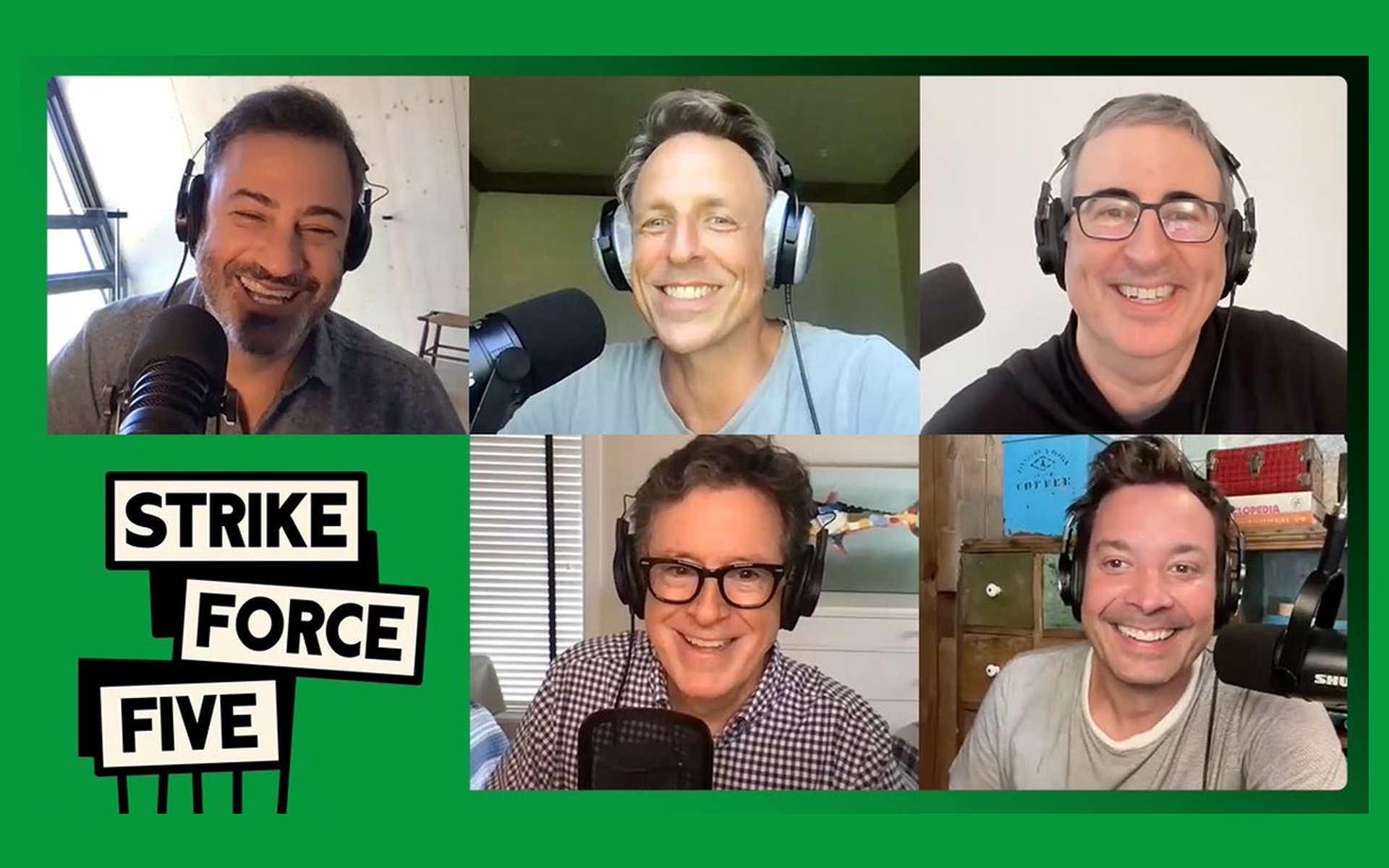 Late Night Hosts Launch Strike Force Five Podcast - News - Podcast Rex